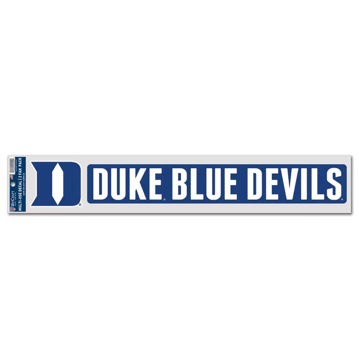 Duke Blue Devils Fan Decals 3" x 17" | AtlanticCoastSports