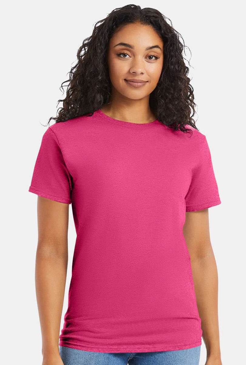 Hanes - Essential-T 5280 Red & Oranges Fully Printed with your logo ...