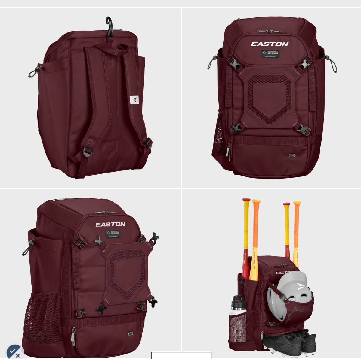 Easton Walk-Off Ethos BackPack - Free Custom Embroidered Name/Team Log ...