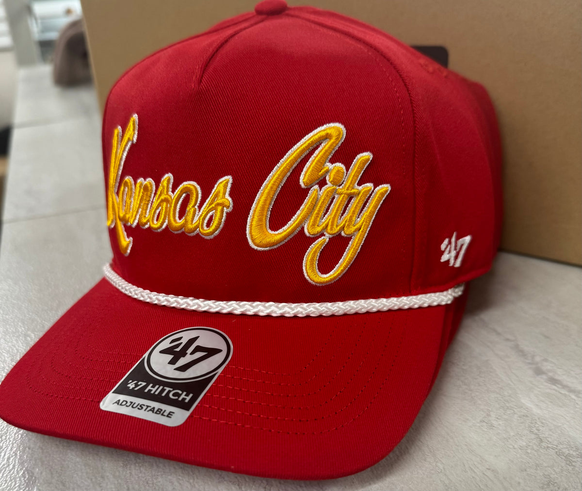 Kansas City Chiefs '47 Hitch Rope Hat Adj | AtlanticCoastSports
