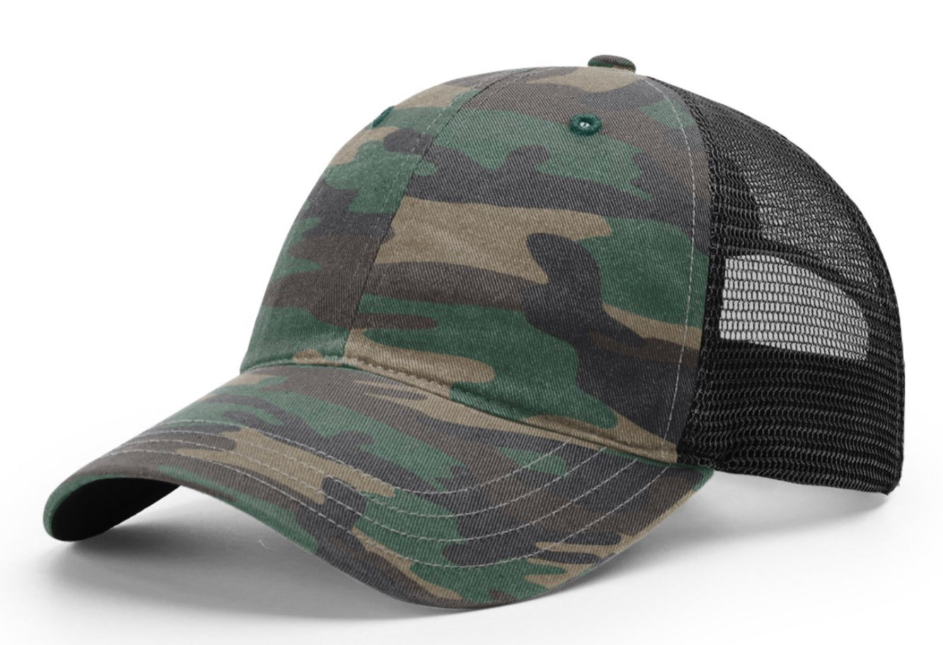 Richardson 111P | GARMENT WASHED PRINTED TRUCKER– AtlanticCoastSports