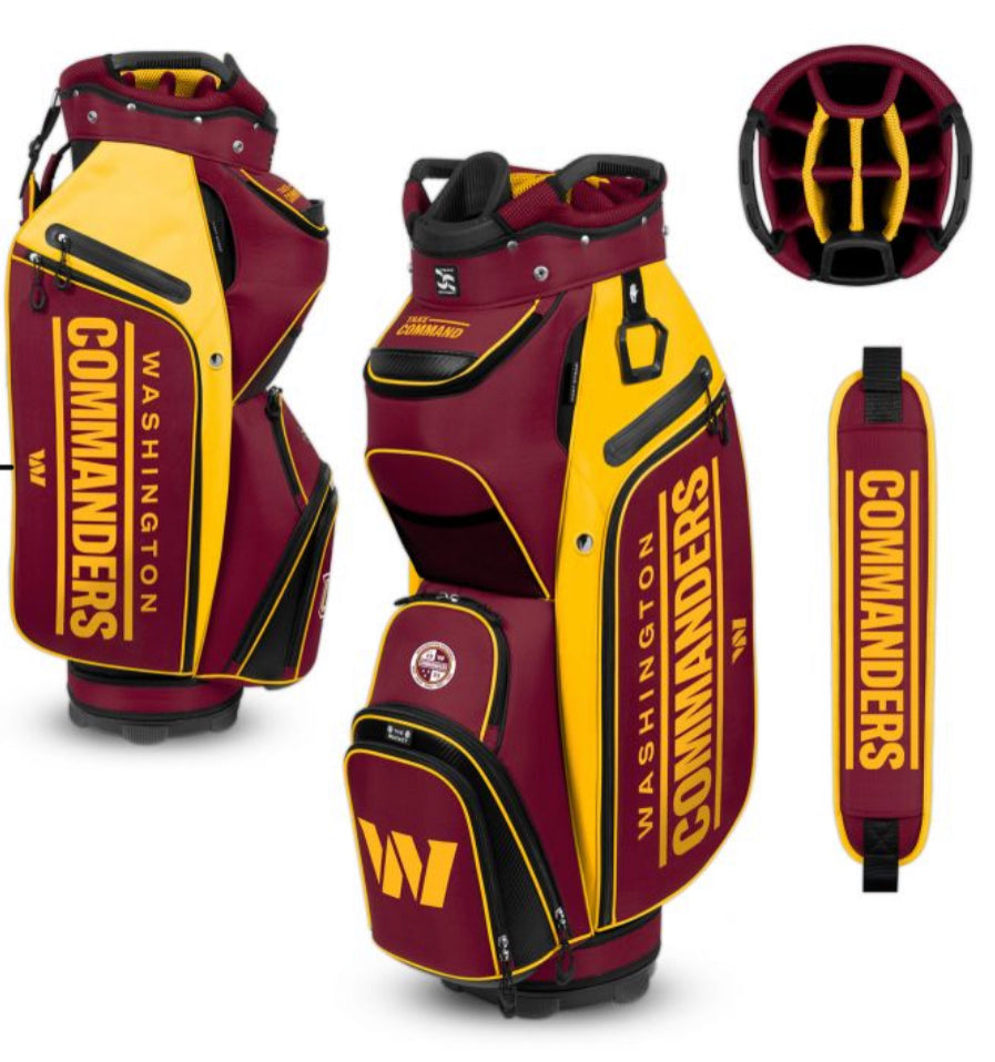 Washington Commanders Cooler Cart Bag 3 Free Shipping | AtlanticCoastSports