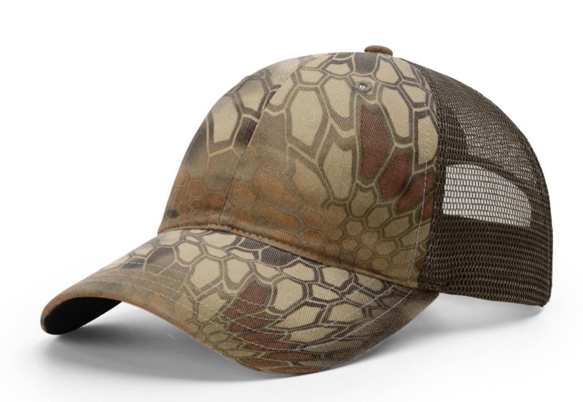 Richardson 111P | GARMENT WASHED PRINTED TRUCKER– AtlanticCoastSports