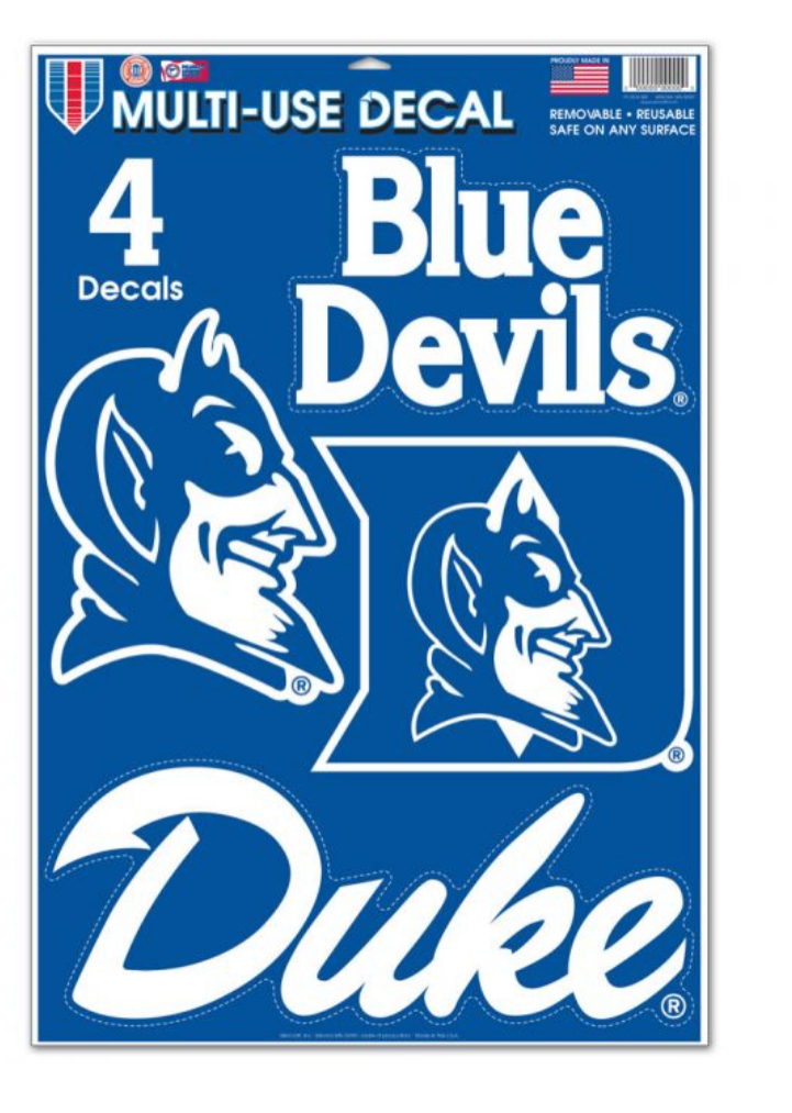 Duke Blue Devils Multi Use Decals | AtlanticCoastSports