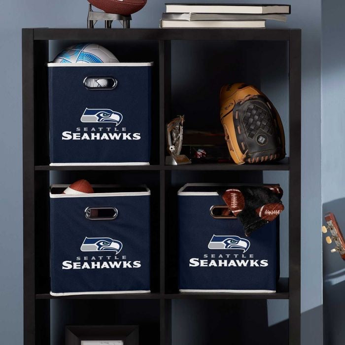 Seattle Seahawks NFL® Collapsible Storage Bins | AtlanticCoastSports