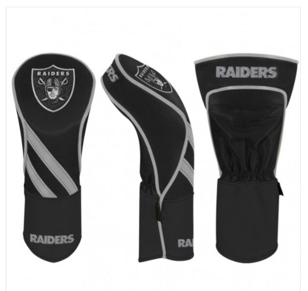 Las Vegas Raiders Golf Driver Headcover | AtlanticCoastSports