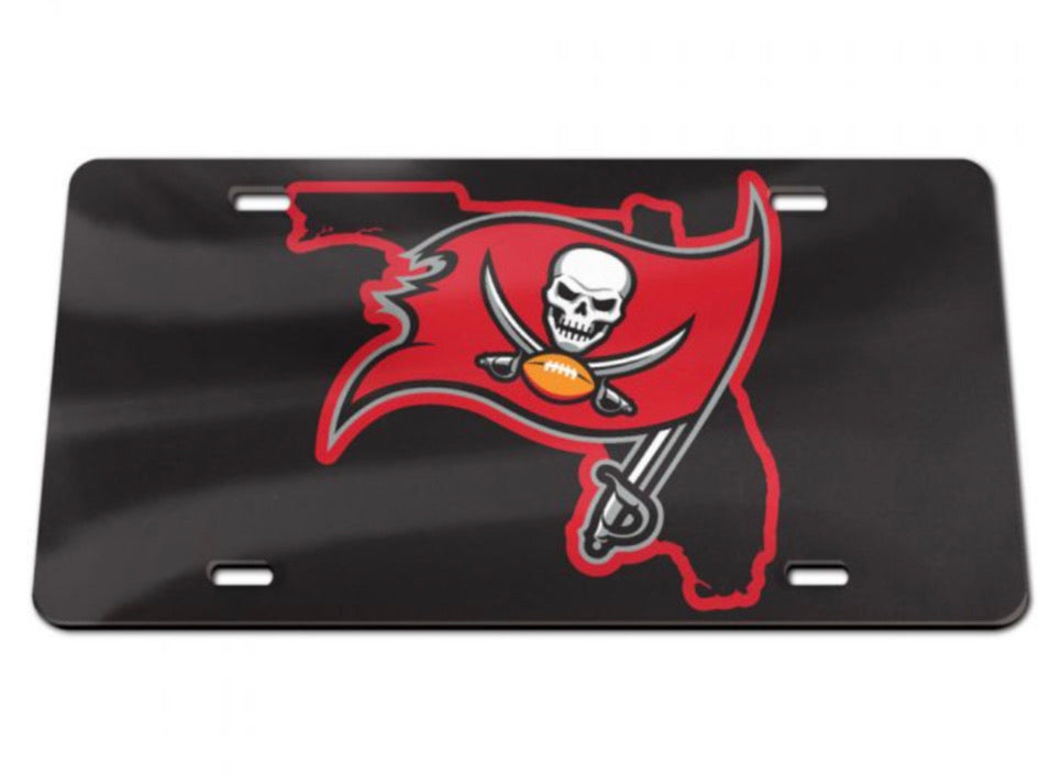 Tampa Bay Buccaneers Acrylic License Plate | AtlanticCoastSports