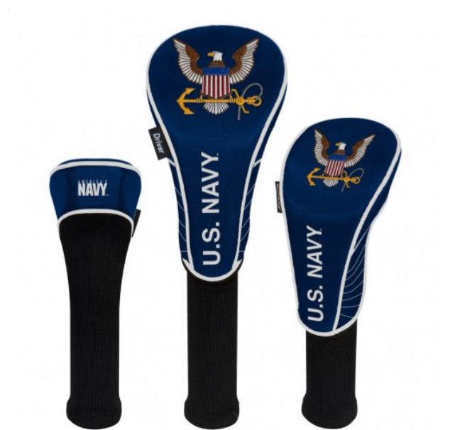 U.S. NAVY Set of 3 Golf Head Covers | AtlanticCoastSports