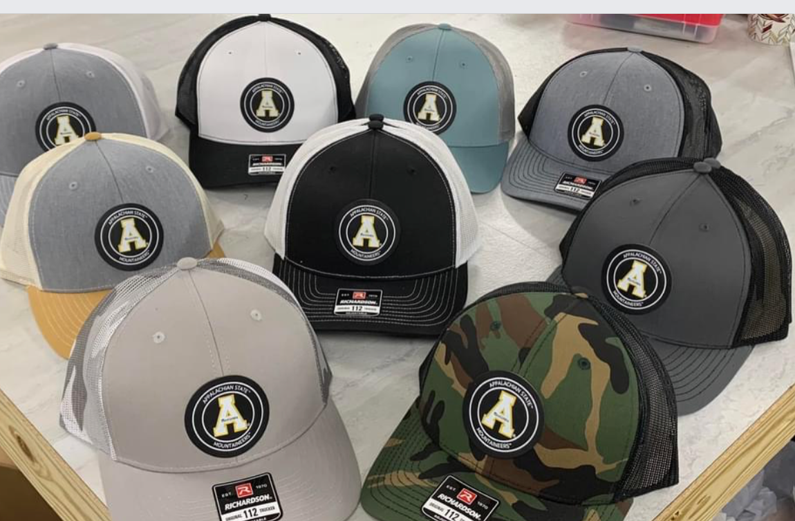 App State Mountaineers R112 Round Patch Hats | AtlanticCoastSports